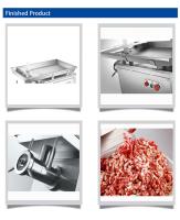 China Glead 2200W Commercial Stainless Steel Meat Grinder 320kg/h Copper Turbine Chain for sale