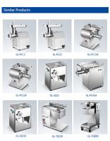 China Glead 2200W Commercial Stainless Steel Meat Grinder 320kg/h Copper Turbine Chain for sale
