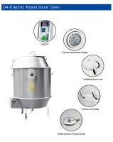 China Glead 380V Stainless Steel Multi Purpose Duck Roasting Oven 12KW Commercial for sale