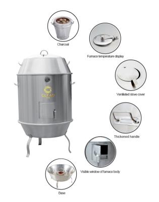China Glead GL Stainless Steel Roast Duck Oven 12KW 380V Charcoal Gas Electric for sale
