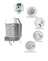 China Glead 380V Stainless Steel Multi Purpose Duck Roasting Oven 12KW Commercial for sale
