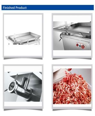 China Stainless Steel Meat Grinder 2200W Commercial 320kg/h Capacity Hotel Equipment for sale