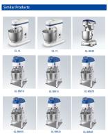 China Glead GL-7L Commercial Cake Mixer 0.5KG/H Capacity 7L Bowl Imported Belt Drive for sale