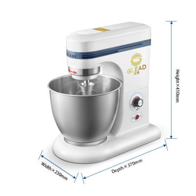 China Commercial Cake Mixer 7L 0.35KW 0.5KG/H Capacity 14KG N.W Stable Durable Motor for sale