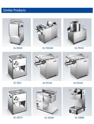 China Commercial Stainless Steel Potato French Fry Maker 1.5kw 400kg/h 150rpm for sale