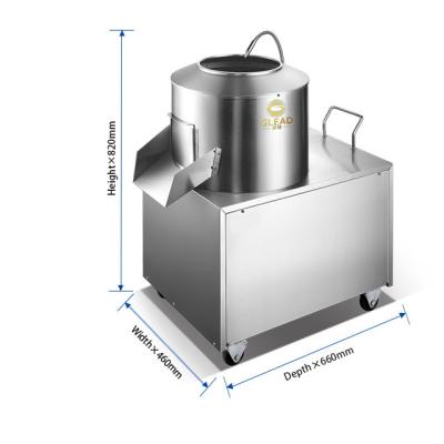 China Stainless Steel Potato Slicer 400kg/h Capacity 150min/r Rotating Speed Commercial for sale