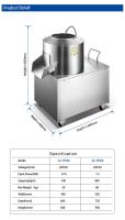 China 400KG/H Stainless Steel Potato Cutter Machine 720x530x930mm Commercial for sale