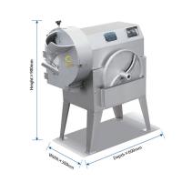 China Stainless Steel Commercial Vegetable Cutter 1000KG/H 1.5kw for Hotel Kitchen Food Preparation for sale