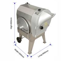 China Stainless Steel Commercial Vegetable Cutter 1000KG/H 1.5kw for Hotel Kitchen for sale