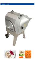 China Stainless Steel Vegetable Cutter 1.5kw 1000kg/h Commercial Slicing Machine for Hotel Kitchen for sale