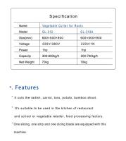 China 1000kg/h Stainless Steel Vegetable Cutter 1.5kw Commercial Hotel Food Processor for sale