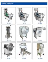 China 1000kg/h Stainless Steel Vegetable Cutter 1.5kw Commercial Hotel Food Processor for sale