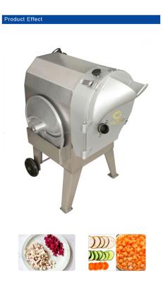 China Stainless Steel Vegetable Cutter 1000KG/H Capacity 1.5kw Commercial for sale