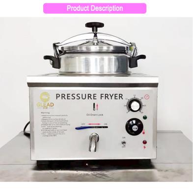 China Glead Desktop Fried Chicken Stove 16L 3 Kw Commercial Electric Hotel Equipment for sale