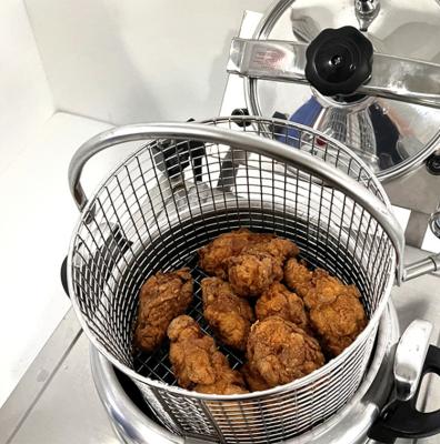 China Commercial Electric Chicken Fryer 16L 3kW Stainless Steel Hotel Kitchen Stove for sale