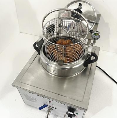 China Glead 3kW Commercial Electric Fried Chicken Stove 16L Capacity 21kg Hotel Equipment for sale