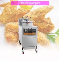 China 160kg Gas Pressure Fried Chicken Machine 25L Capacity Mechanical Panel Oil Filter Commercial Hotel Equipment for sale