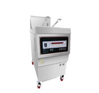China 160kg Gas Pressure Fried Chicken Machine 25L Capacity Mechanical Panel Oil Filter Commercial Hotel Equipment for sale