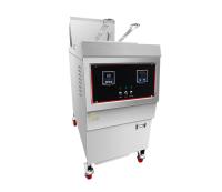 China 160kg Gas Pressure Fried Chicken Machine 25L Capacity Mechanical Panel Oil Filter Commercial Hotel Equipment for sale