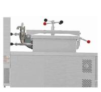 China 160kg Gas Pressure Fried Chicken Machine 25L Capacity Mechanical Panel Oil Filter Commercial Hotel Equipment for sale