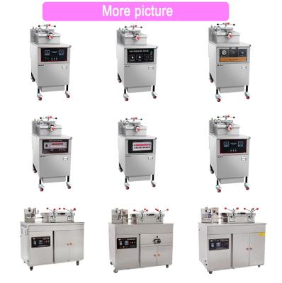 China 25L Gas Pressure Fried Chicken Machine 0.65 Kw LGP NG Gas with Oil Filter 160 Kg for sale