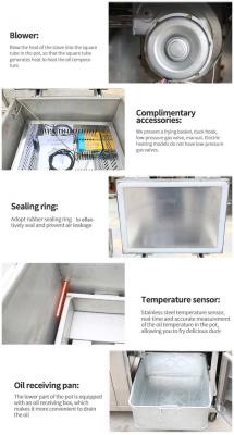 China 12kW Dual Purpose Gas Stove 30L Capacity 0.48kg/h Gas Consumption for Hotel Kitchen for sale