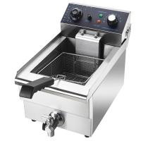 China 220V Commercial Meat Processing Equipment Compact Models For Limited Countertop Space Fryer for sale