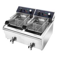 China 220V Commercial Meat Processing Equipment Compact Models For Limited Countertop Space Fryer for sale