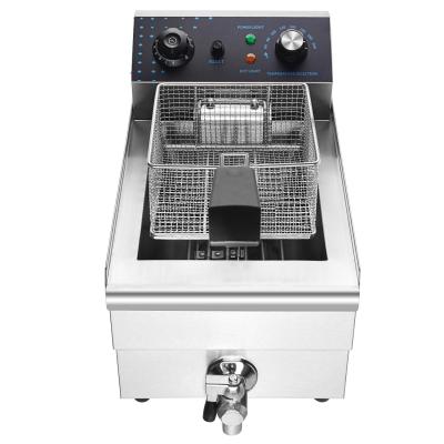 China Glead GL-1111 Commercial Fryer 220V 0-200C Single Double Cylinder Kitchen Equipment for sale