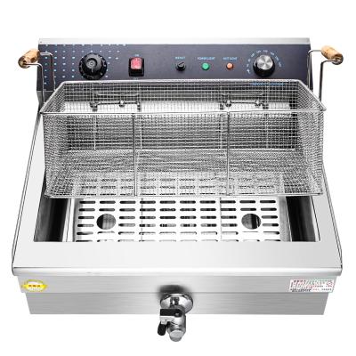 China Glead GL-1111 Single-Cylinder Commercial Fryer 220V 0-200°C Compact Kitchen Cooking Equipment for sale