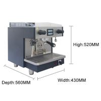 China Glead Single Head Commercial Coffee Machine 6L 2000W Titanium Boiler Hotel Equipment for sale