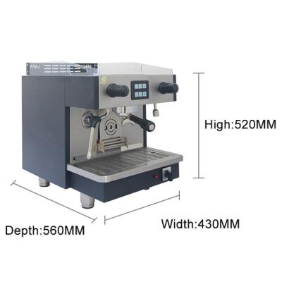 China Glead GL-6.1H Single Head Coffee Machine 2000W 6L Commercial Hotel Equipment for sale