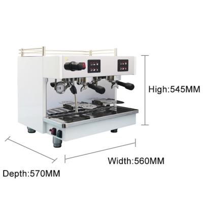 China 3750W Commercial Single Head Coffee Machine 9L Dual Purpose Mechanical Panel Vane Pump for sale