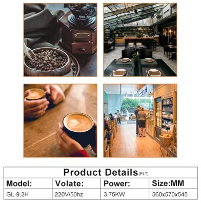 China Glead GL-9.2H Commercial Single-Head Coffee Machine 3750W 9L Dual Purpose Mechanical Panel for sale