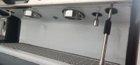 China 3800W Italian Semi-Automatic Coffee Machine Double Head 60KG N.W 2 Group Head Commercial for sale