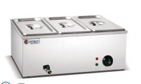 China Glead Electric Bain Marie 1.5KW 220-240V Commercial Kitchen Food Warmer 2-6 Tank for sale