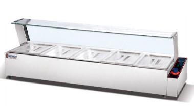China Glead 1.5KW Electric Bain Marie 220-240V Commercial Kitchen Food Warmer 2-6 Tank for sale