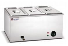 China Commercial Electric Bain Marie 2-Tank 1.5KW 220-240V for Restaurant Hotel Kitchen for sale