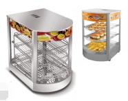 China Glead Commercial Warming Showcase 800x480x635mm 1.8kW Transparent Glass Door Food Warmer for sale