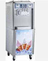 China GLEAD Floor Soft Ice Cream Machine 20-25kg/h R404a 2 Flavor Commercial for sale