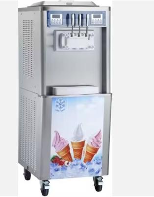 China GLEAD Floor Soft Ice Cream Machine 20-25kg/h R404a 2 Flavor Commercial for sale