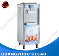 China GLEAD Floor Soft Ice Cream Machine 20-25kg/h R404a 2 Flavor Commercial for sale