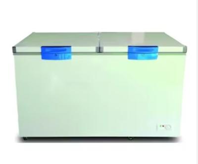 China Glead 300L Commercial Chest Freezer Double Door Low Energy Consumption 220V Refrigeration Equipment for sale