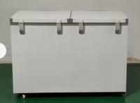 China Glead 300L Commercial Chest Freezer Double Door Low Energy Consumption 220V Refrigeration Equipment for sale