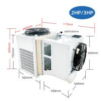 China Dedicated Integrated Unit for Cold Storage 220V 50Hz Commercial Refrigeration for sale