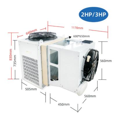 China Dedicated Integrated Unit for Cold Storage 220V 50Hz Commercial Refrigeration for sale
