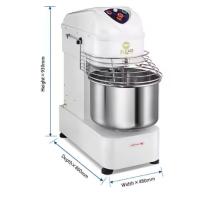 China Commercial Spiral Dough Mixer 20kg Capacity Bakery Flour Mixing Machine for sale