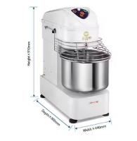 China Commercial Spiral Dough Mixer 20kg Capacity Bakery Flour Mixing Machine for sale