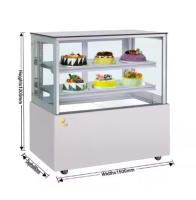 China Glead Stainless Steel Cake Display Cabinet 1500mm 220V 450W Commercial Refrigeration for sale