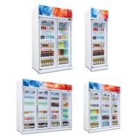 China Adjustable Commercial Refrigerator 0-10°C Double Airbag Seal High-Strength Wheels 575-2500mm for sale